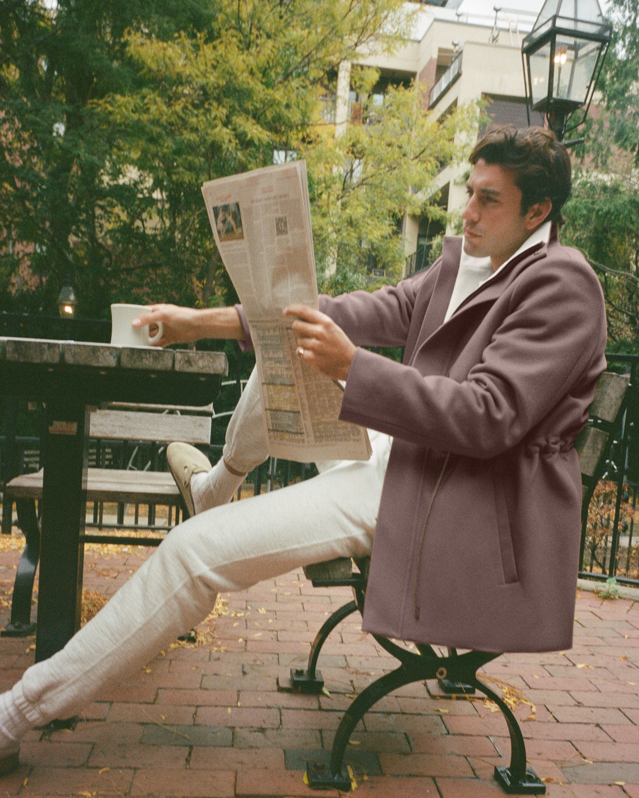 Dorchester Coat in merino wool