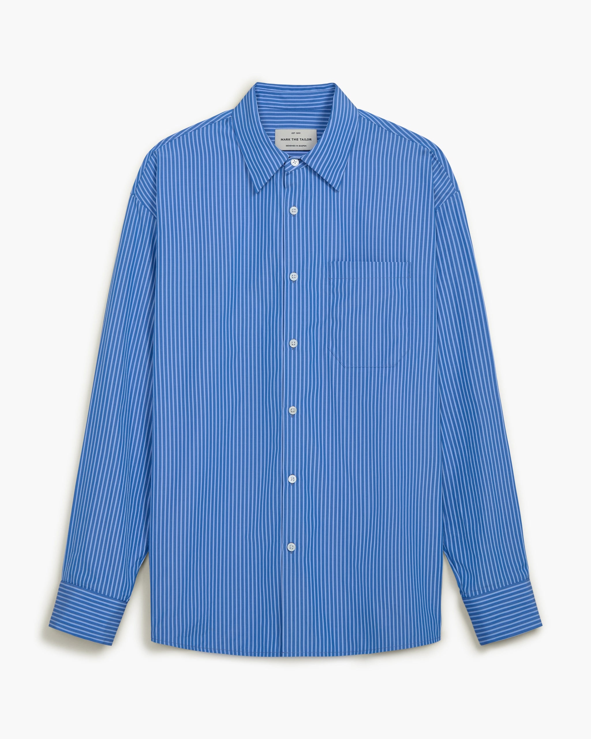 Statler Shirt in Blue Stripe